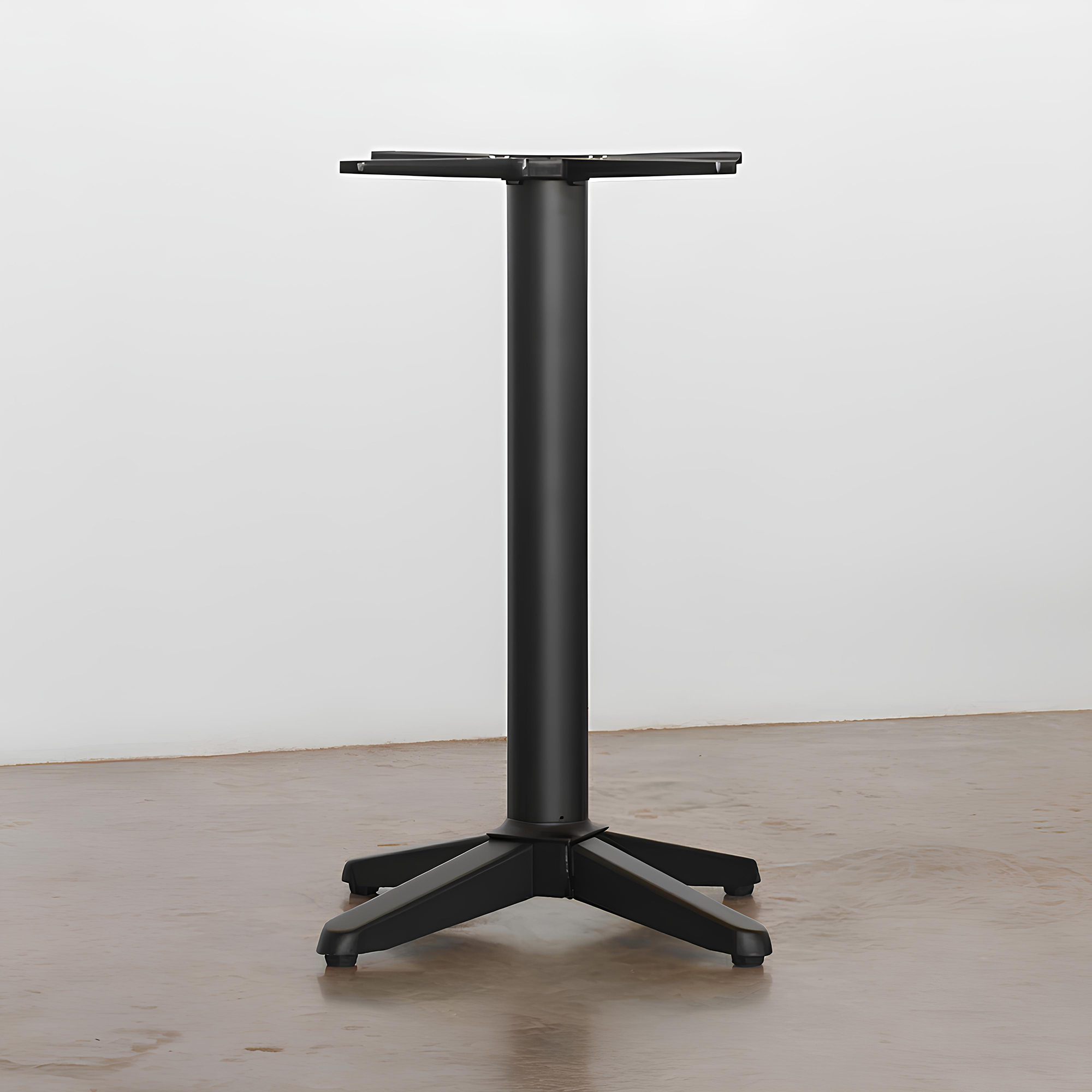 NOROCK Trail Self-Stabilizing Restaurant Table Base - Sandstone Black